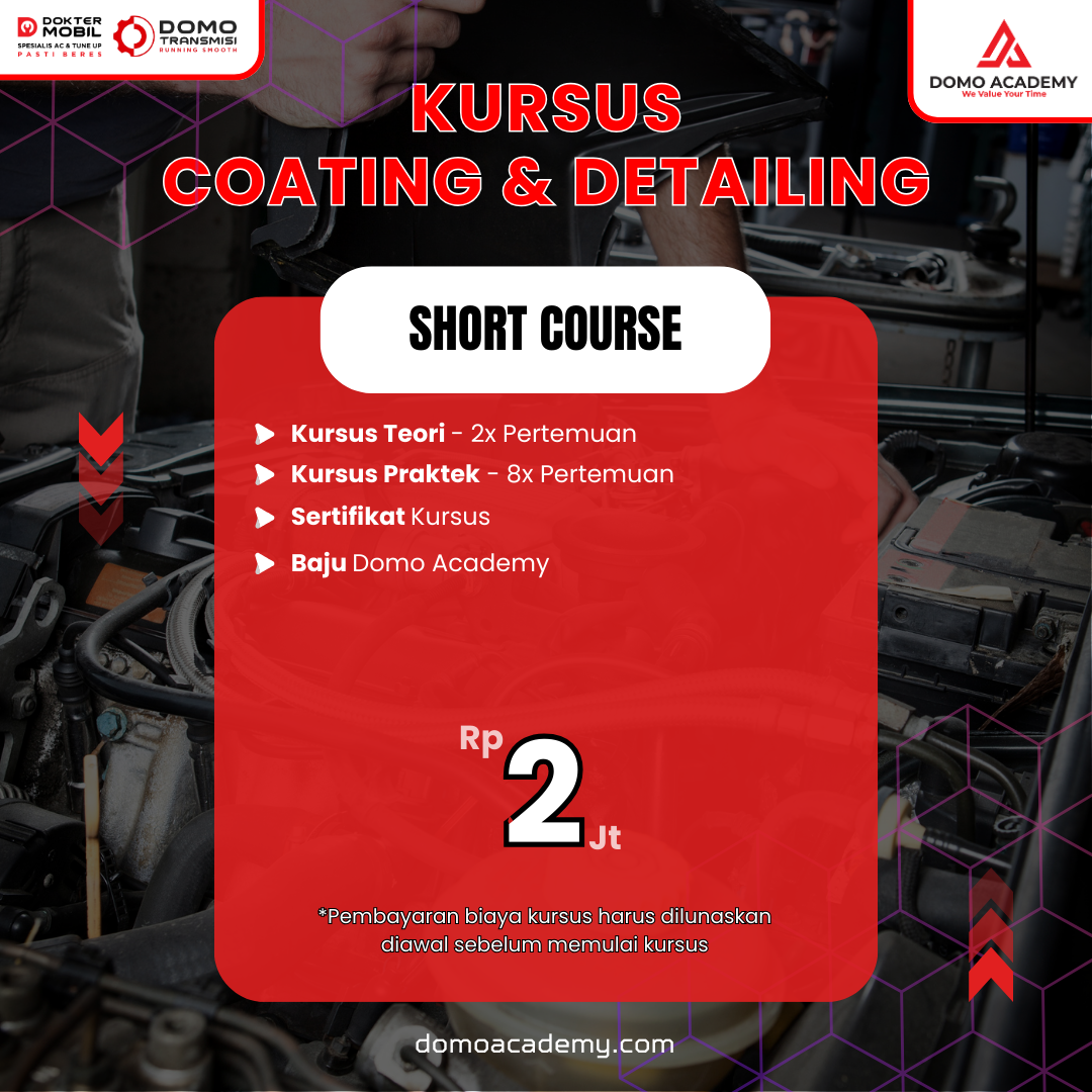 Kursus Mekanik Coating & Detailing Mobil - Domo Academy Indonesia